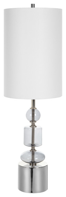 Stratus Gray Glass Buffet Lamp - Transitional - Table Lamps - by Ownax ...