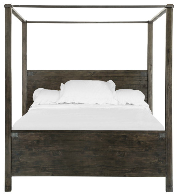 Complete Poster Bed, Queen - Rustic - Canopy Beds - by Magnussen Home ...