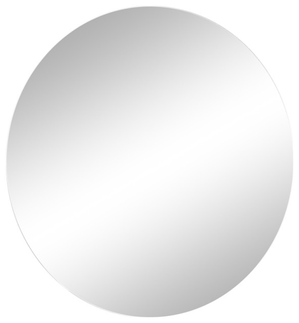 28" Round Frameless Mirror - Traditional - Bathroom Mirrors - by Luxury ...