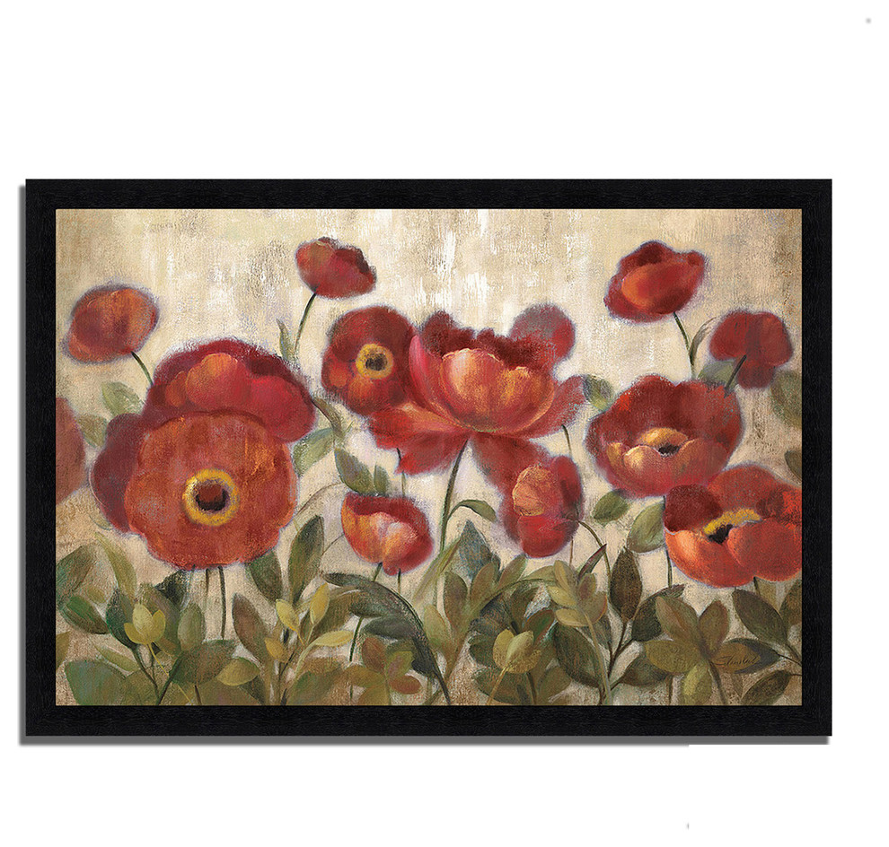 "Daydreaming Flowers" By Silvia Vassileva, Framed Painting Print, Ready ...