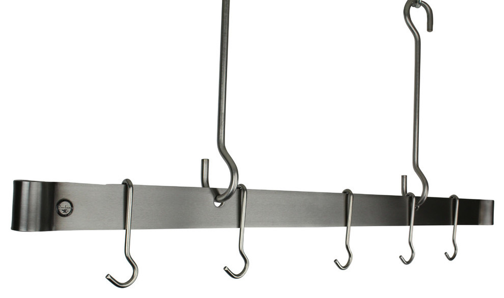 60" offset Hook Ceiling Bar - Transitional - Pot Racks And Accessories ...