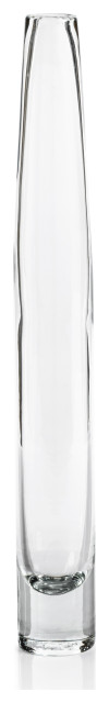 Torcy Slim Clear Vase, Large - Contemporary - Vases - by Zodax | Houzz