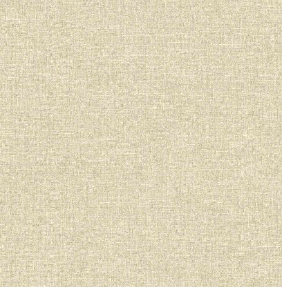 Eunice Brown Linen Wallpaper, Bolt - Transitional - Wallpaper - by ...