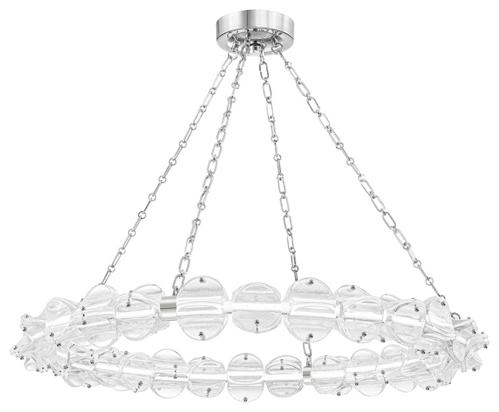 Lindley LED Chandelier, Small - Contemporary - Chandeliers - by Hudson ...