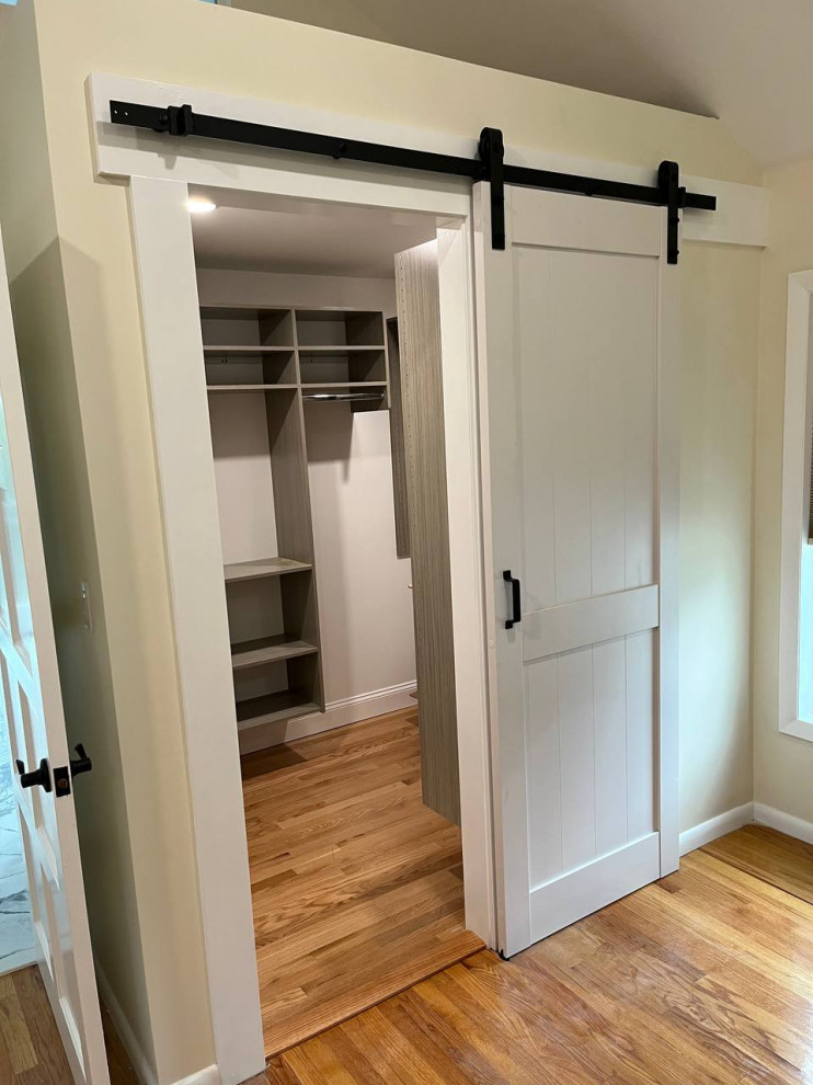 Custom Closet Transformation with Barn Door and Walk-In Feature ...