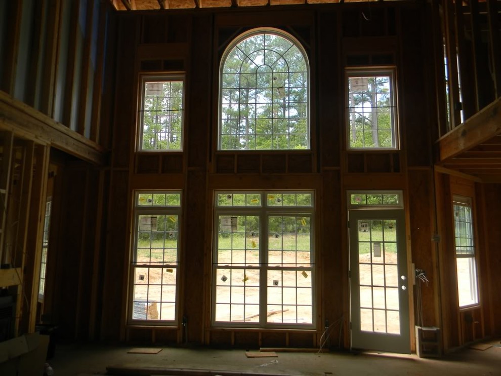 Decorating two story windows