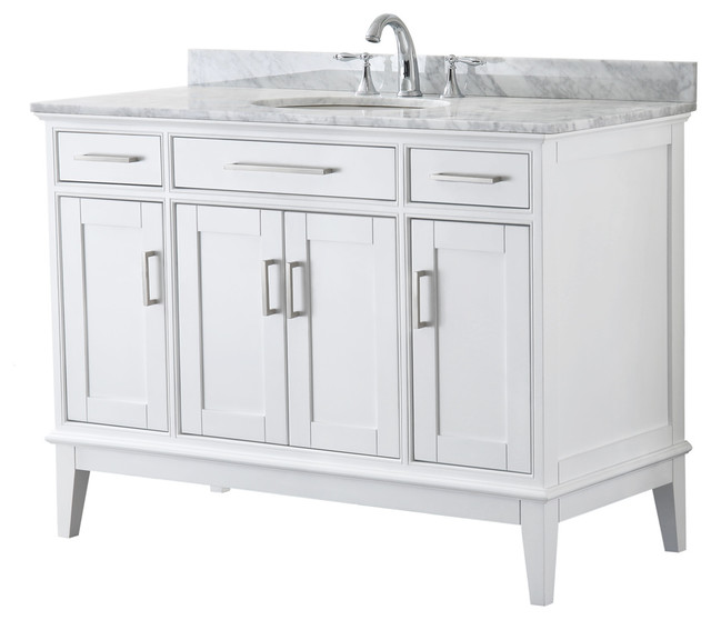 48 Inch Single Bathroom Vanity - Transitional - Bathroom Vanities And ...