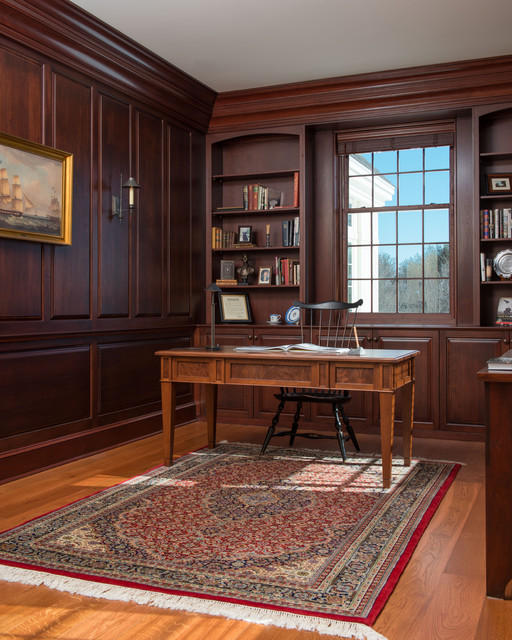 Colonial Home Office Layout