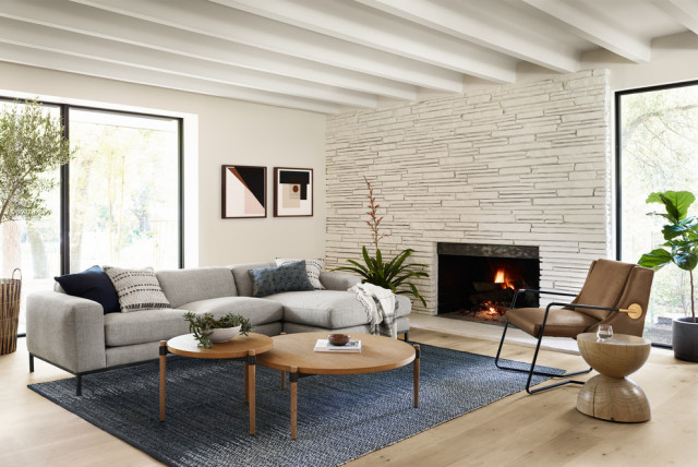 Holmes Coffee Table - Smoked Drift Wood - Scandinavian - Coffee And ...