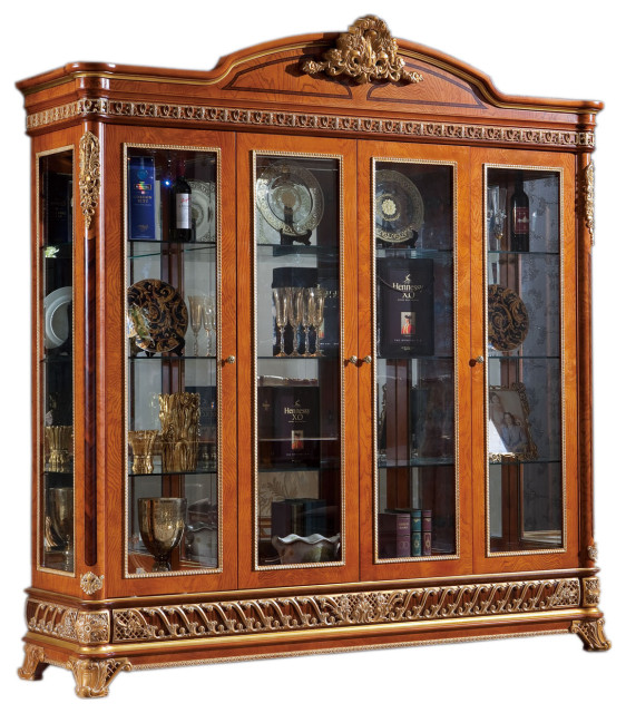 Infinity 4-Door Showcase - Victorian - China Cabinets And Hutches - by ...