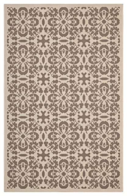 Ariana Vintage Floral Trellis Indoor/Outdoor Area Rug - Durable Soft ...