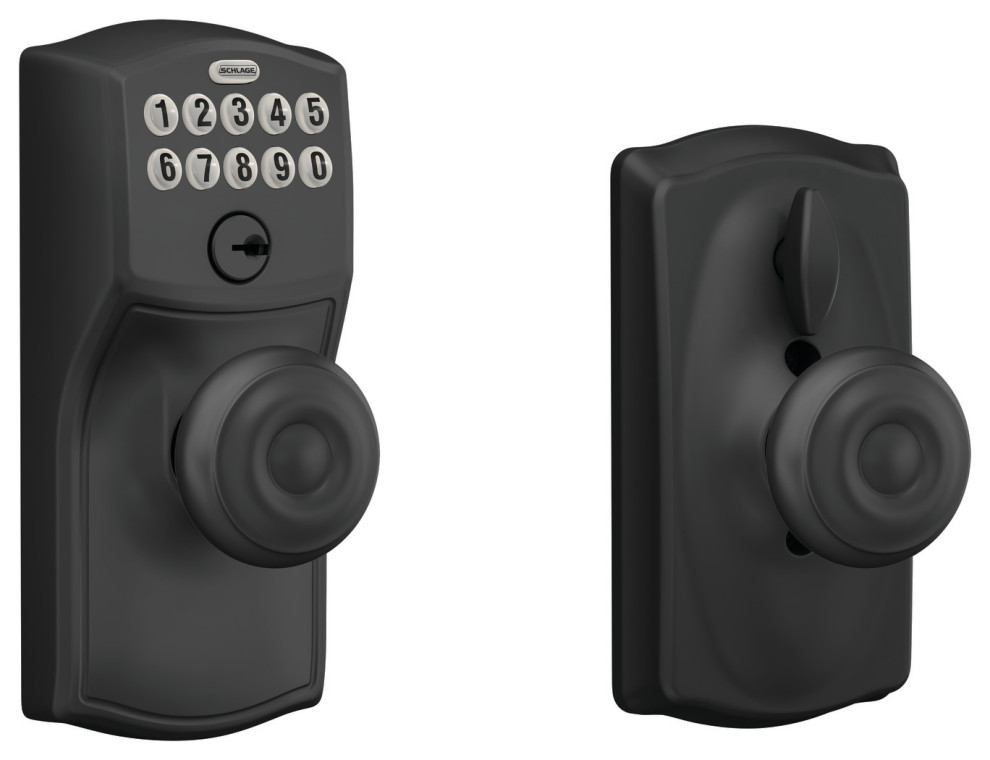 Schlage FE595-CAM-GEO Camelot Keypad Entry - Transitional - Door Entry ...