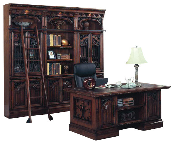 Executive Desk Bookcase