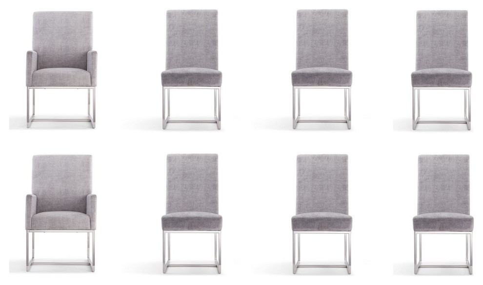 Manhattan Comfort Element Dining Chairs, 6-Piece Set, 8-Piece Set ...