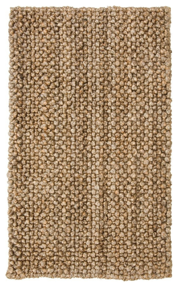 Classic Home Knobby Loop Natural Rug, 8'x10' - Beach Style - Area Rugs ...