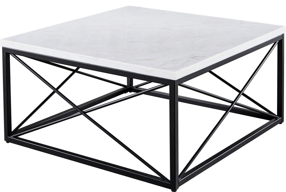 Skyler Top Square Cocktail Table - Transitional - Coffee Tables - by ...