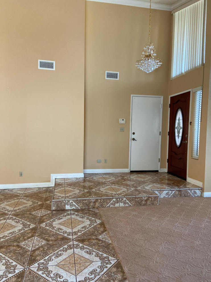 what is the purpose of this large platform at front door ? | Houzz Forum