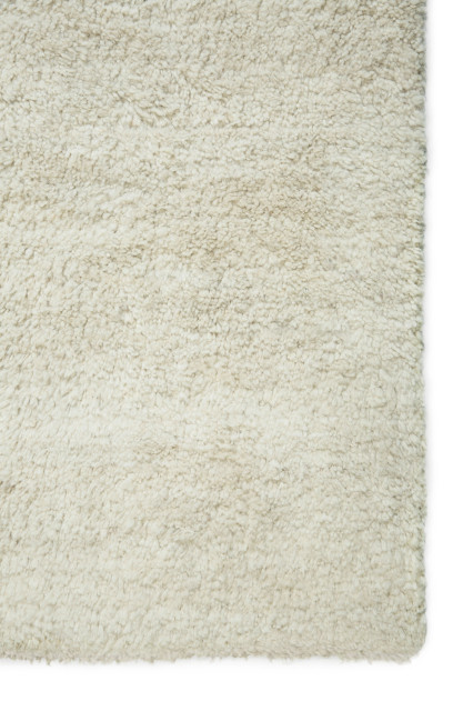 Cream Wool Area Rug | Ethnicraft Dunes, 6'5" X 10' - Contemporary ...