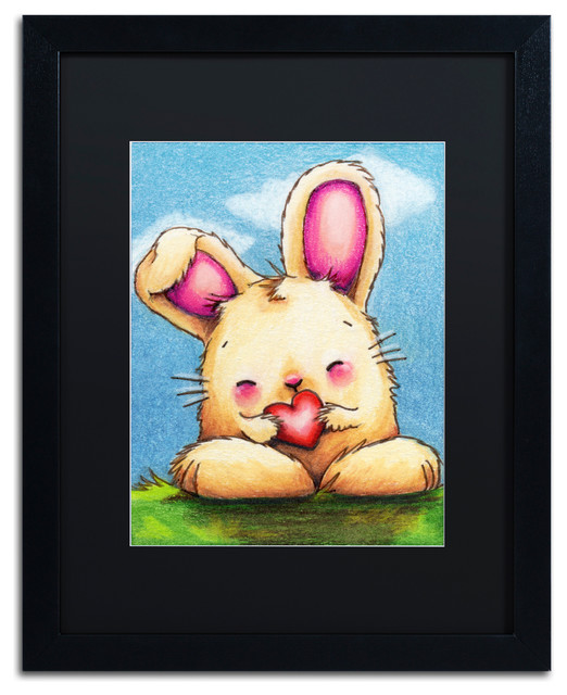 Jennifer Nilsson 'I Wuv You' Art, 20"x16" - Contemporary - Kids Wall ...