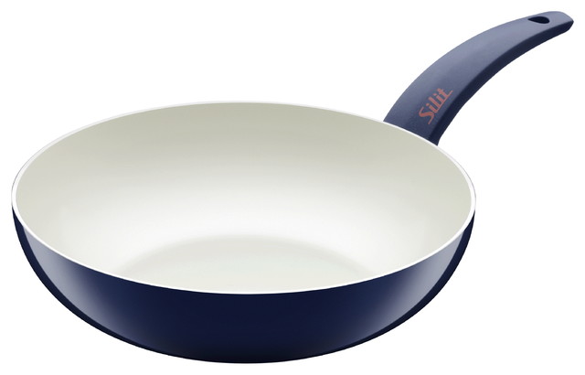 Silit Selara Blue Cast Aluminum 11 Inch Wok - Contemporary - Woks And ...