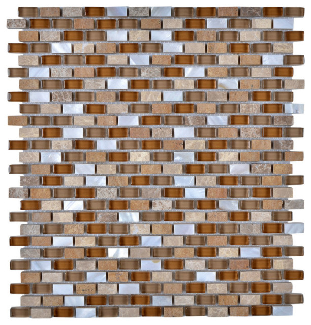 Legion Furniture Brown Mosaic Tile - Transitional - Mosaic Tile - by ...