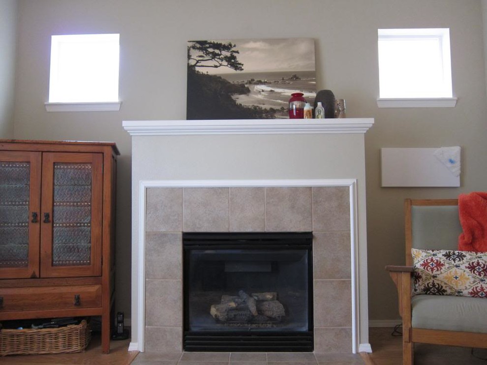 This fireplace surround is cheap and ugly! | Houzz Forum