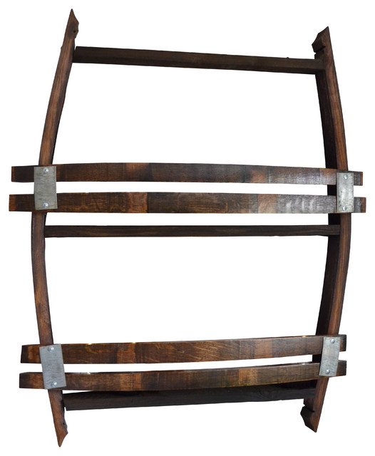 Wine Barrel Rack - Rustic - Wine Racks - by All About Barrels | Houzz