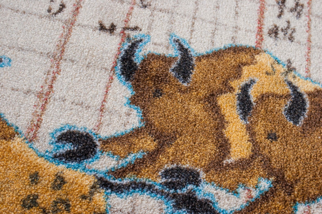 Buffalo Run, Sand, 2'x8', 2'x8' - Southwestern - Hall And Stair Runners ...