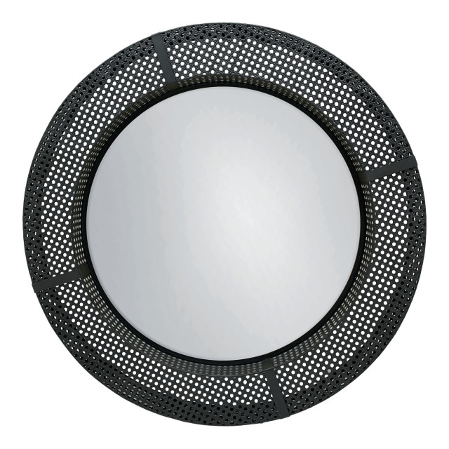 Industrial Zurie Mirror Black - Black - Industrial - Wall Mirrors - by ...