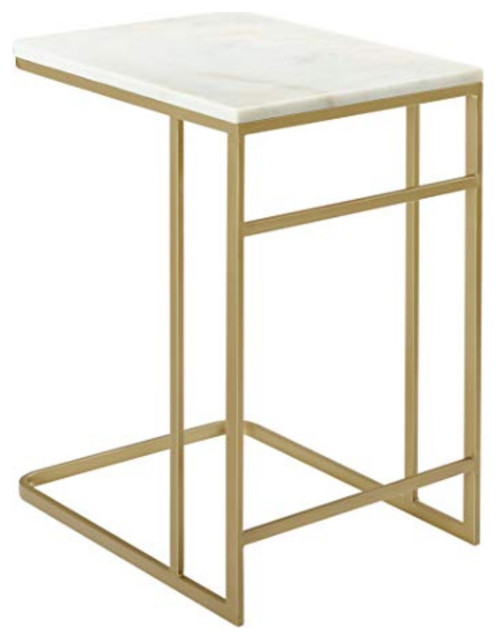 Fallon Marble C Table - Contemporary - Side Tables And End Tables - by ...