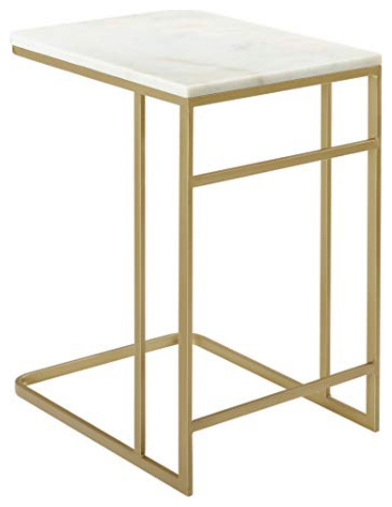 Fallon Marble C Table - Contemporary - Side Tables And End Tables - by ...