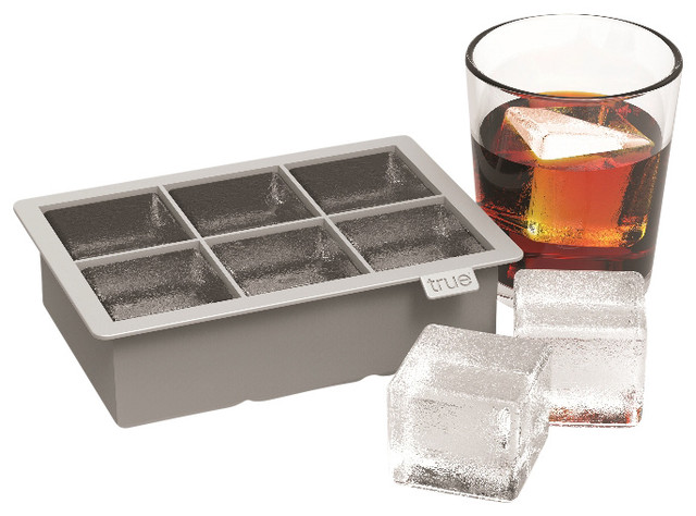 Gray Colossal Ice Cube Tray - Contemporary - Ice Trays And Molds - by ...