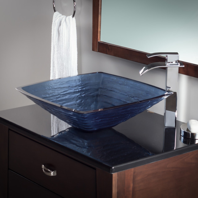 Eclipse Single Lever WaterSaver Vessel Faucet - Contemporary - Bathroom ...