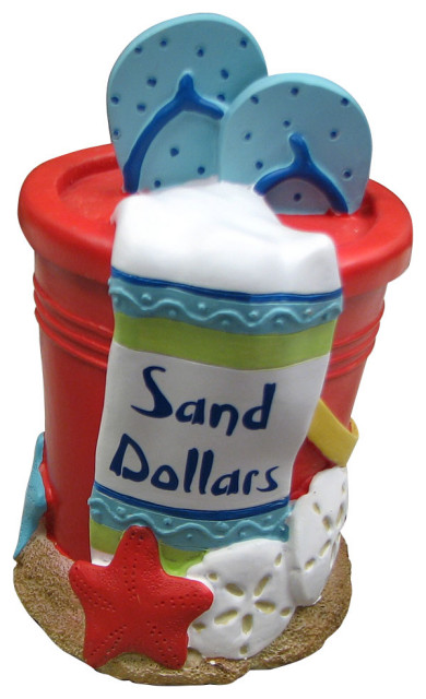 IWGAC 049-15102 Sand Dollar Bank - Beach Style - Piggy Banks - by ...