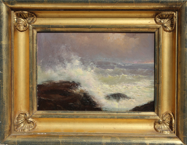 Crashing Waves, Seascape, Marshall Johnson, 8.5x6 - Traditional ...