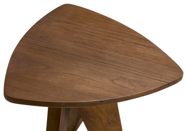 Twist Counter Stool, Teak - Midcentury - Bar Stools And Counter Stools ...