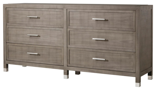 Sonder Living Classic Raffles Dresser 6 Drawer - Contemporary ...