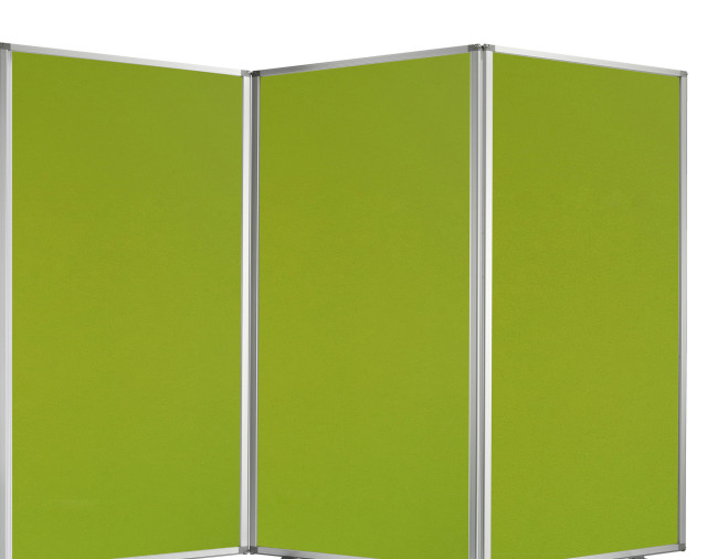 Benzara BM205791 Fabric Upholstered 3 Panel Room Divider, Green and ...