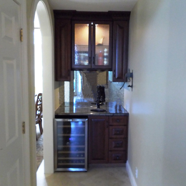 Home Bar with Custom Cabinets - Dry Bar or Wet Bar - You Choose! - Home ...
