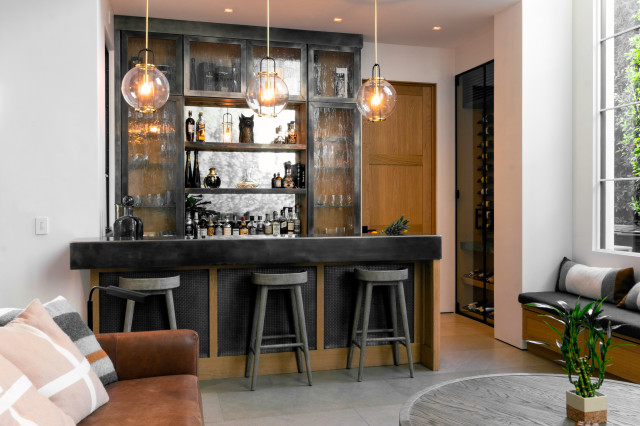 Modern Farmhouse - Country - Home Bar - Los Angeles - by M Studio ...