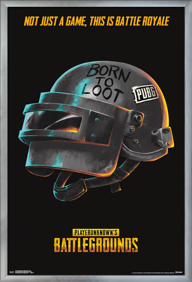 PlayerUnknown's Battlegrounds (PUBG) Born Poster, 24.25"x35.75 ...