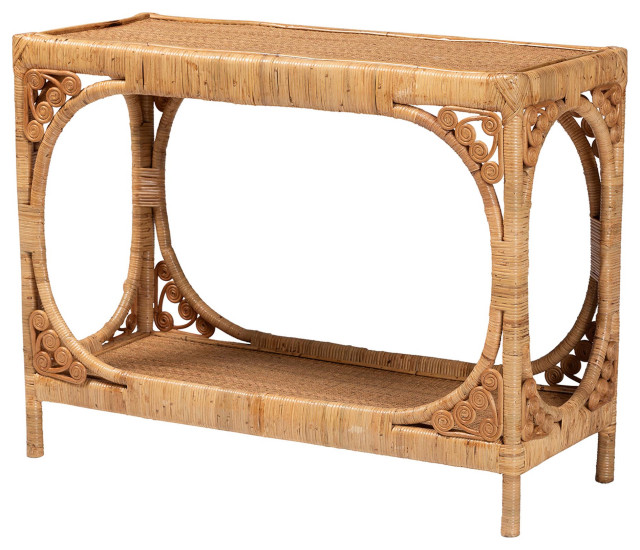 Cleary Console Table, Light Honey - Tropical - Console Tables - by ...