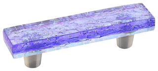 Schaub Ice Pull Blue Pearl 3" cc - Contemporary - Cabinet And Drawer ...