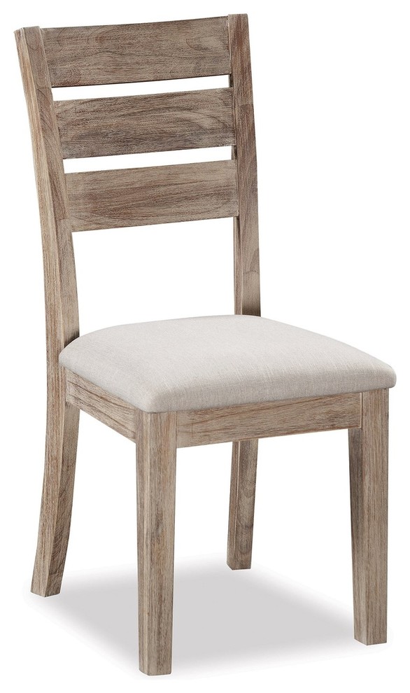 Rustic Dining Chair With Slat Back - Farmhouse - Dining Chairs - by ...