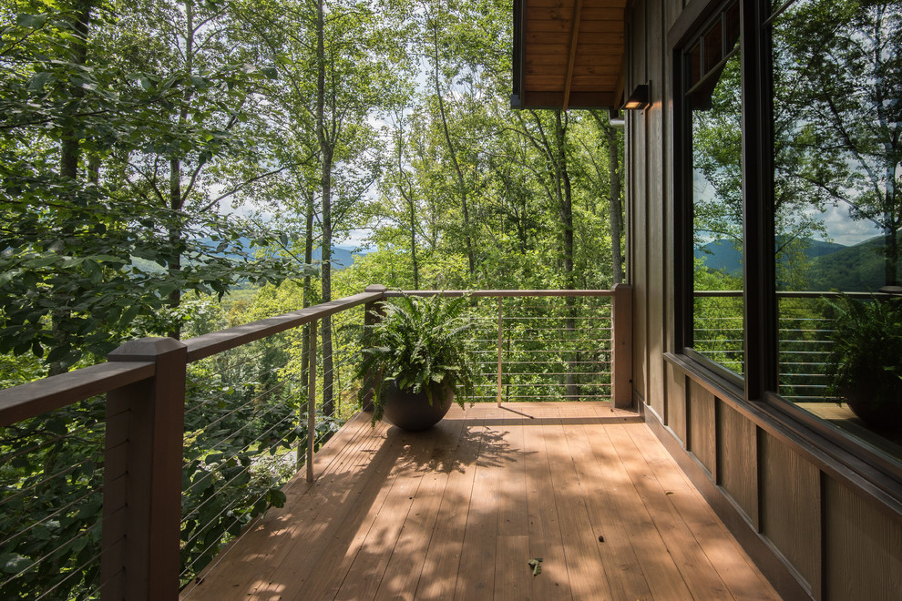 Gold Residence - Rustic - Balcony - Other - by Living Stone Design + Build