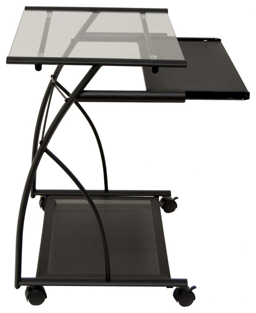 L Mobile Laptop Cart - Contemporary - Office Carts And Stands - by ...