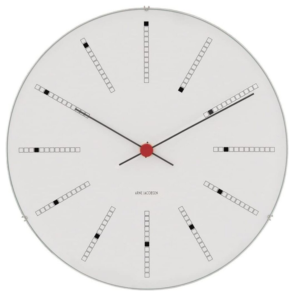 Arne Jacobsen Bankers Wall Clock, 29 CM - Transitional - Wall Clocks ...