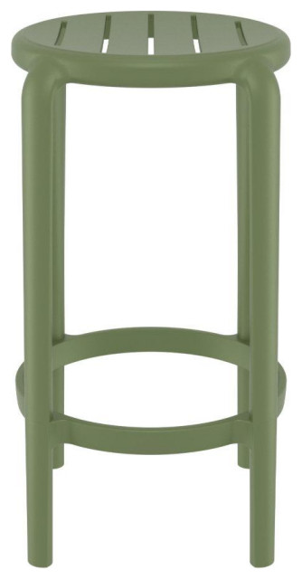 Tom Resin Counter Stool Olive Green - Contemporary - Dining Chairs - by ...