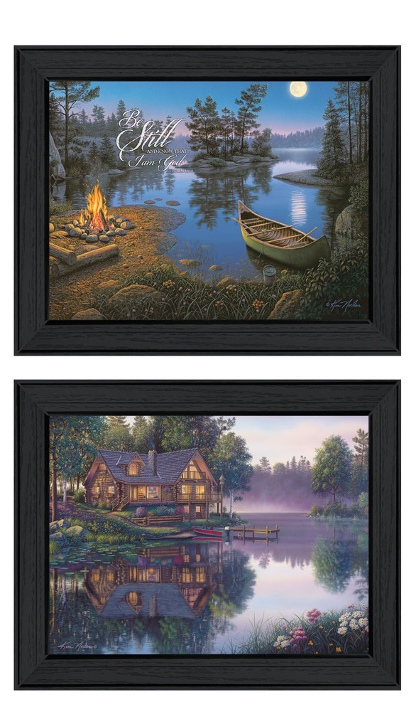 "Cabin Fever" Collection By Kim Norlien, Printed Wall Art, Black Frame ...