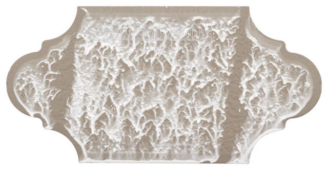 Textilis Provenzal Porcelain Floor and Wall Tile, Black, Sample ...